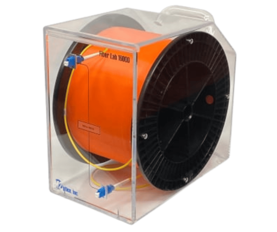 Portable Spool Enclosures with Corning, OFS, and Prysmian Fibers
