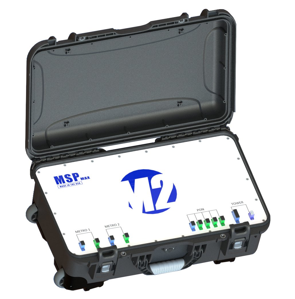 Portable Long Distance Fiber Optic Network Latency and PON Simulator