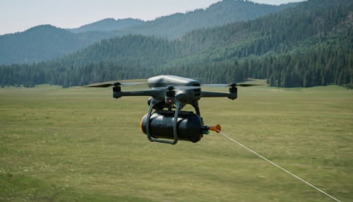 What is a Tethered Fiber Optic Drone?